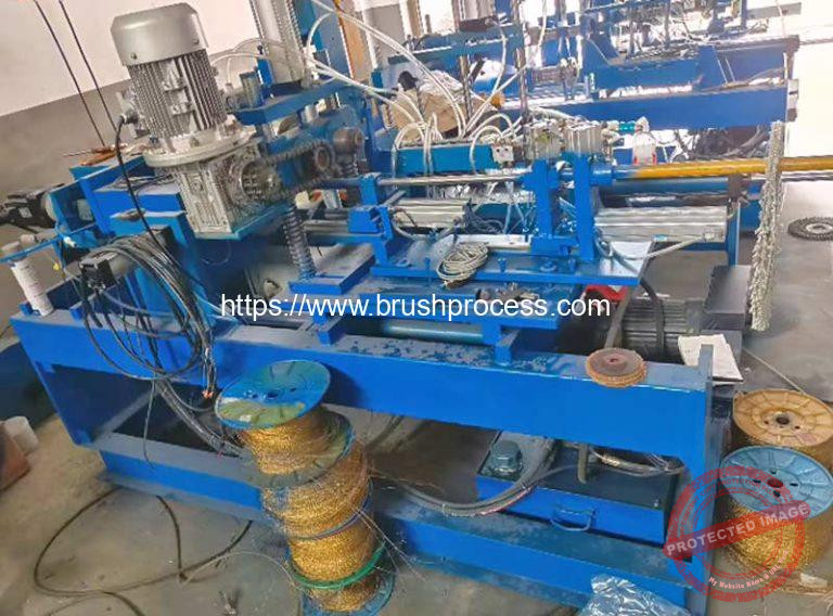 Rotary Tool Knotted Steel Wire Wheel Brush Making Machine - Paint Brush ...