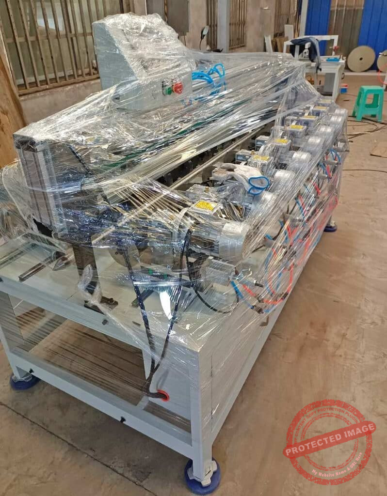 Automatic Roller Brush Tube Multi-Blade Sawing Cutting Machine - Paint ...