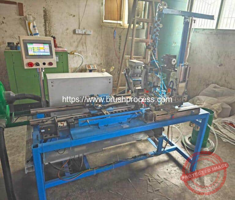 Full Automatic Straw Clean Brush Making Machine - Paint Brush Making ...