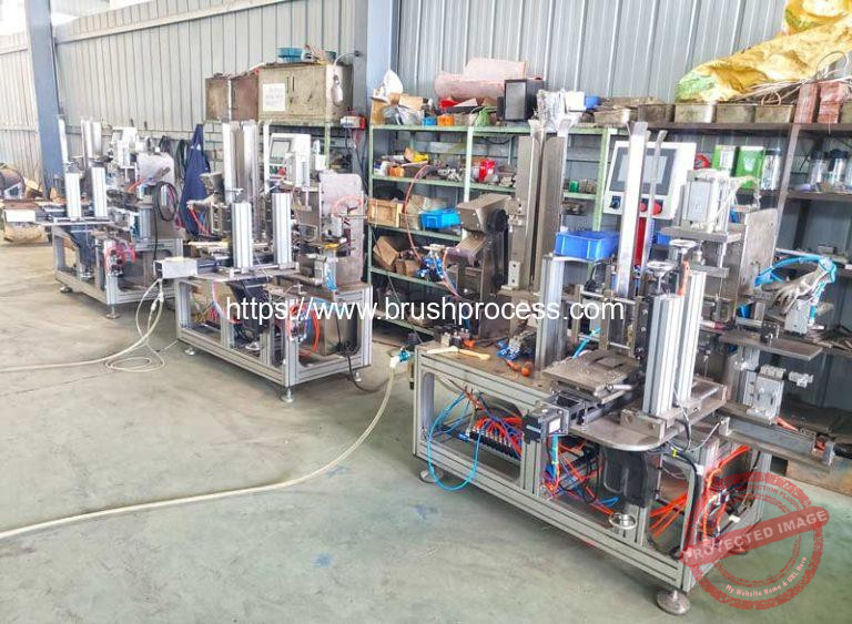 Automatic Paint Brush Ferrule Handle Inserting and Nailing Machine ...
