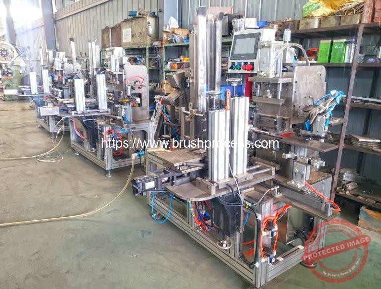 Automatic Paint Brush Ferrule Handle Inserting and Nailing Machine ...
