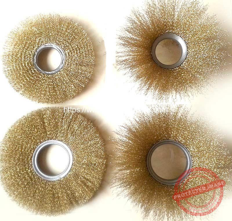 Automatic Steel Wire Brush Ring Wave Wire Inserting Cutting Bending ...